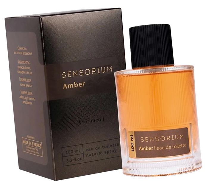Парфюм для мужчин Delta Parfum Sensorium Amber 100 мл / Дельта парфюм Эмбер