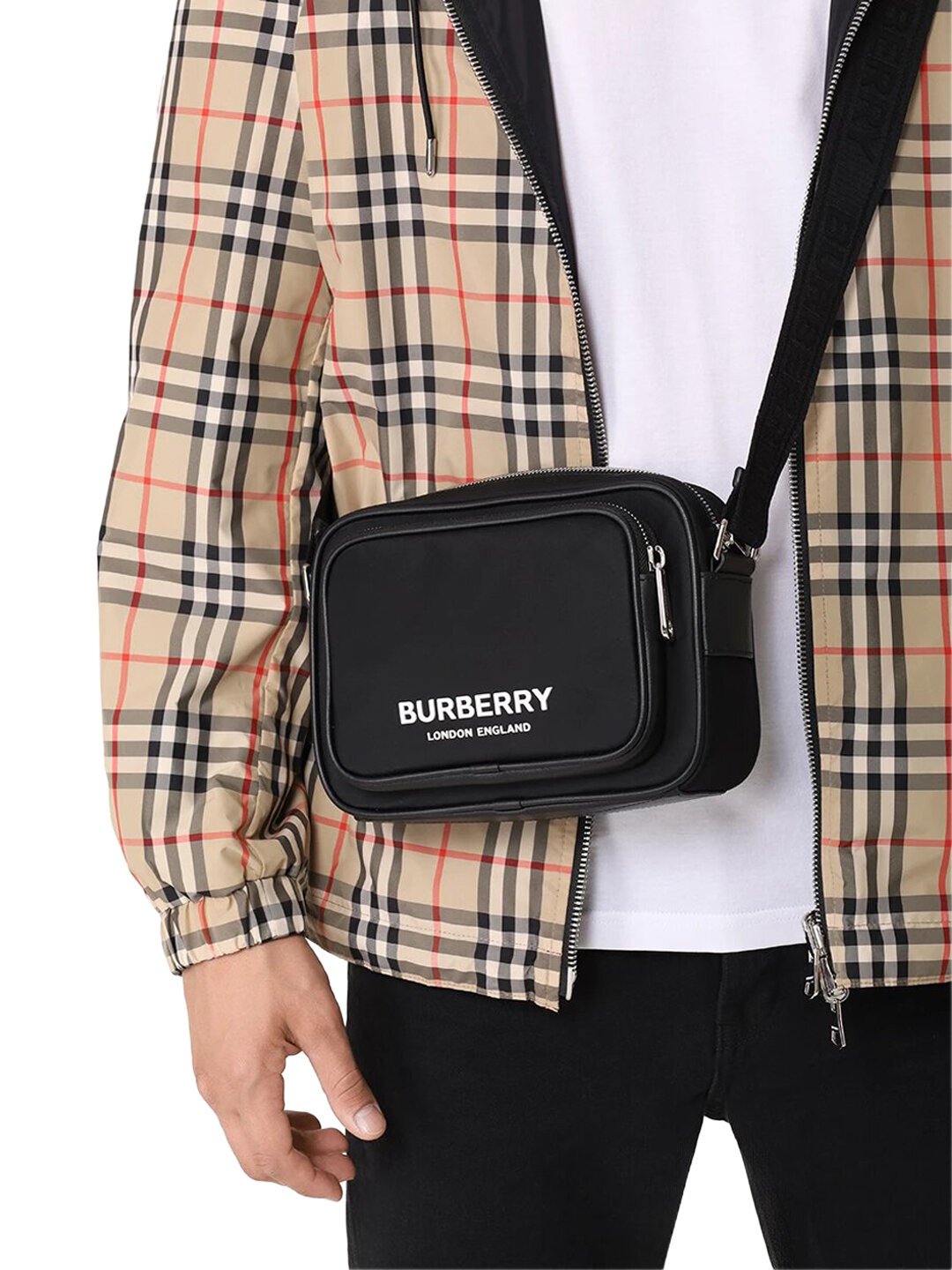 Сумка BURBERRY, черный — фото 1