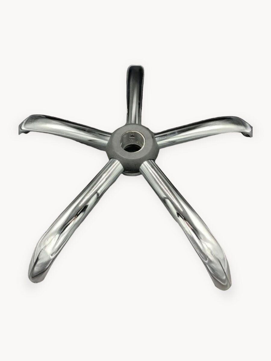 Крестовина для офисного кресла Оскар, усиленная, диаметр 640 мм, нагрузка до 150 кг, сталь