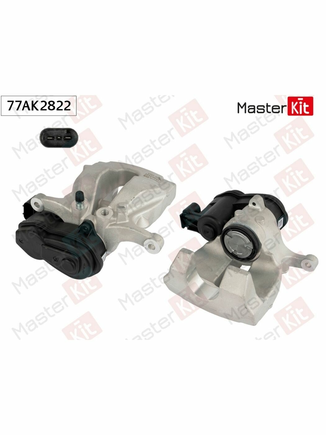 Тормозной суппорт задний правый MasterKit 77AK2822 для Land Rover RANGE ROVER IV