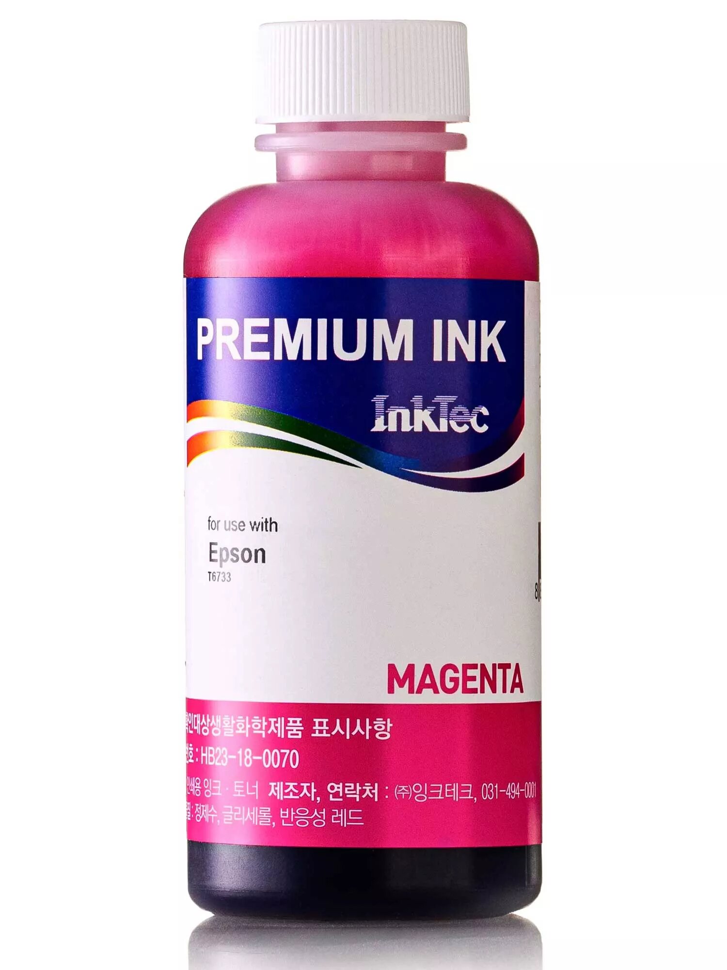 Чернила для принтера Epson L8050, L8058, L18050, L18058, 108, 056, 100 мл, без насадок и носиков, пурпурные