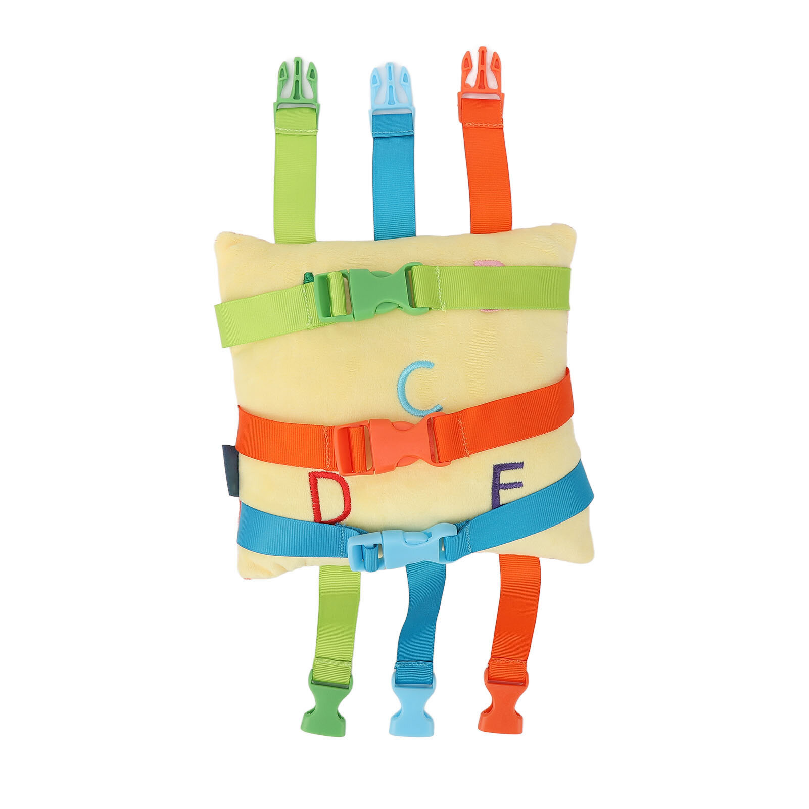 Elderly Dementia Pillow Buckle Release Colorful Straps Calming Comforting Sensory