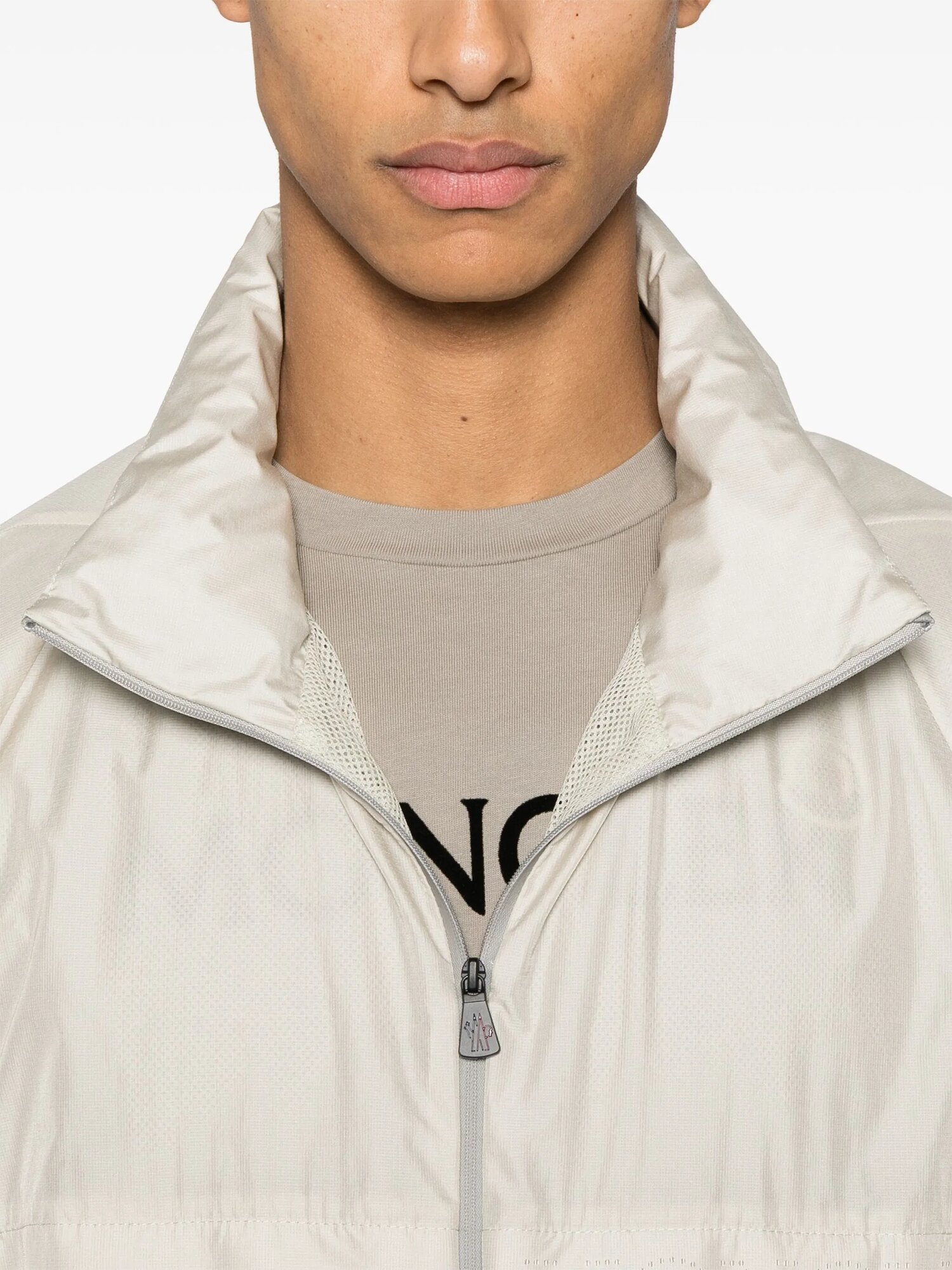 Куртка Moncler Negara, размер 1, бежевый — фото 1