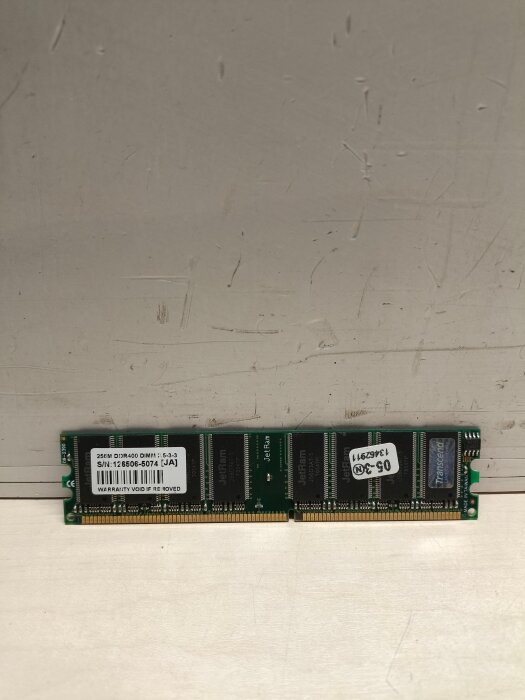 Оперативная память DDR1 256M PC-3200 JetRam J56D3AT-5