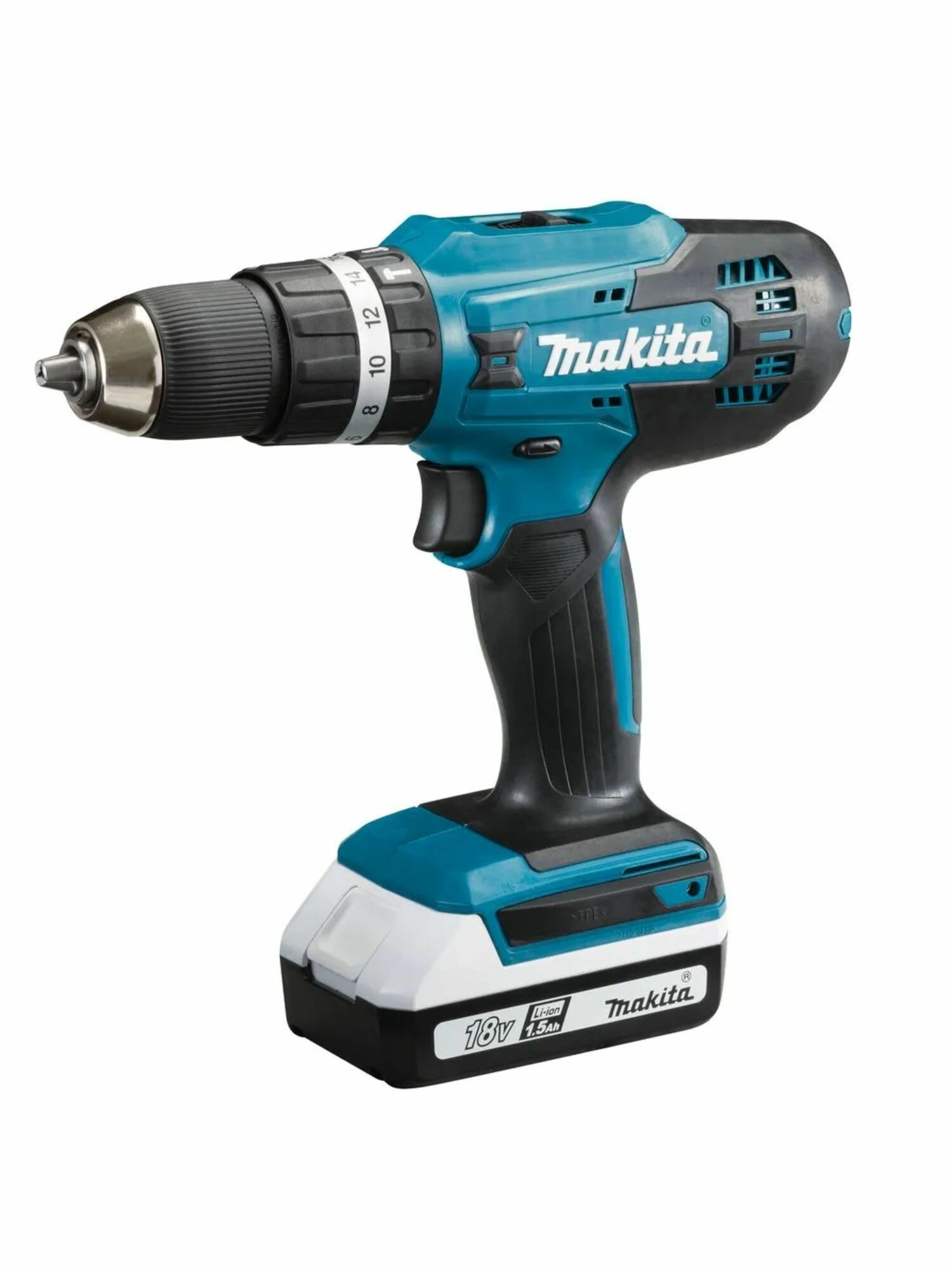 Дрель-шуруповерт ударная аккумуляторная Makita G-серия, 18В, 42/24Нм HP488D006