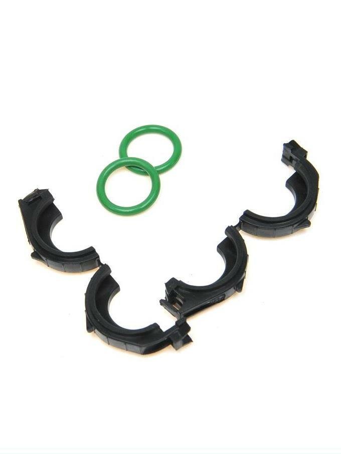 Комплет для установки радиатора отопителя Газель NEXT, LUZAR, резиновые уплотнители, LGS 0003