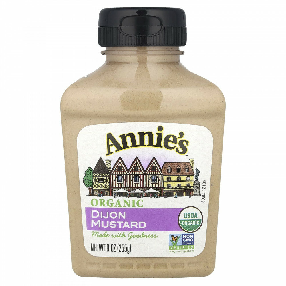 Annie's Naturals, Органика, Дижонская горчица, 9 унций (255 г)