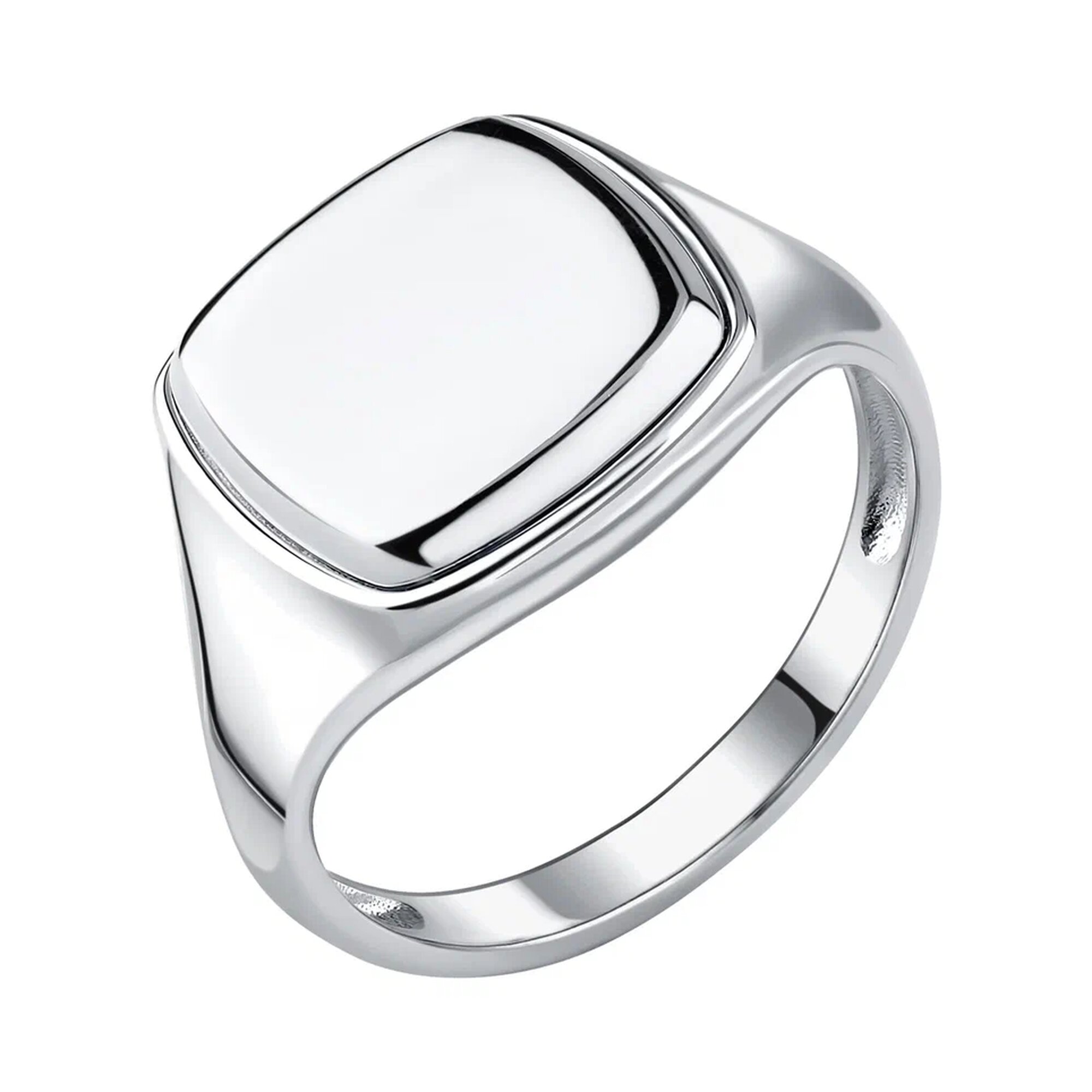 Печатка, серебро, 925 проба, родирование