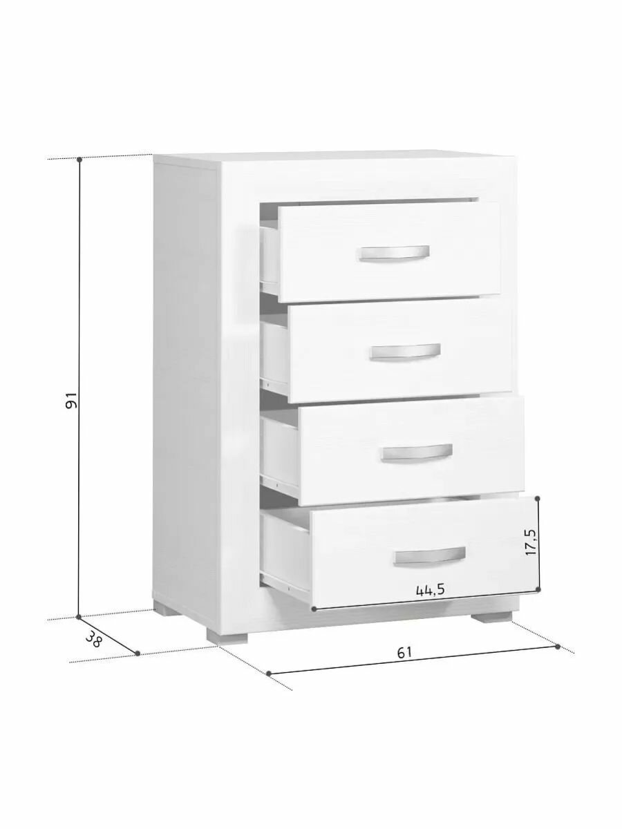 Комод Skandi KOM4S/6