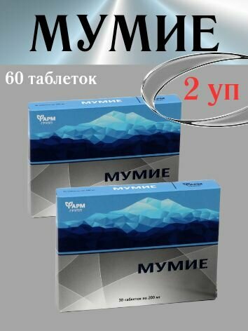 Пищевая добавка Мумиё, 60 таблеток по 0.2 г