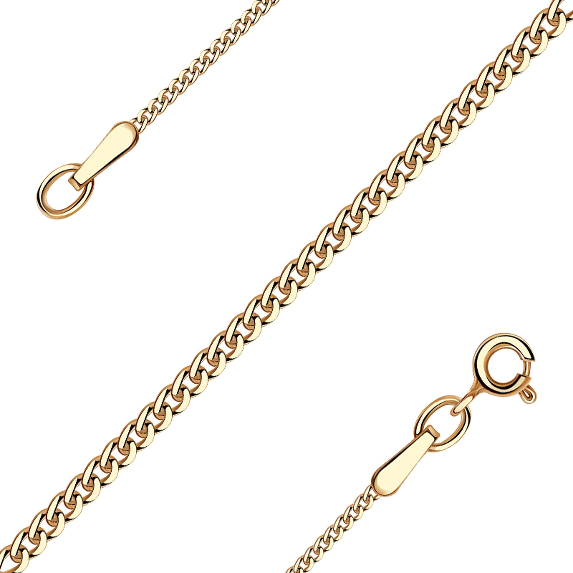 Цепь красное золото, 585 проба