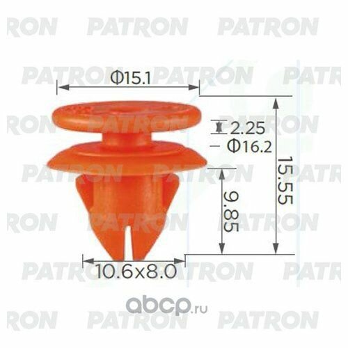 8659732 клипса-фиксатор фендера Patron P372377