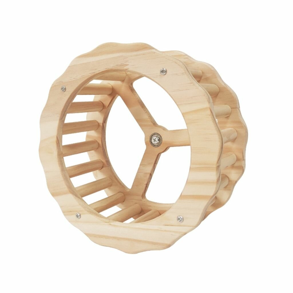 Игрушка-бегающее колесо с попугаем для избавления от скуки