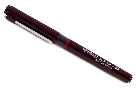 Ручка капиллярная Rotring Tikky Graphic 0.3 мм