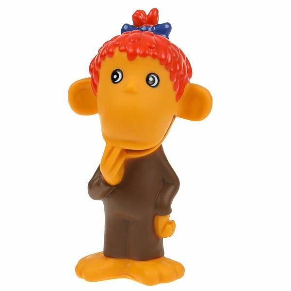 Игрушка пластизоль для ванны мартышка экран в сетке
