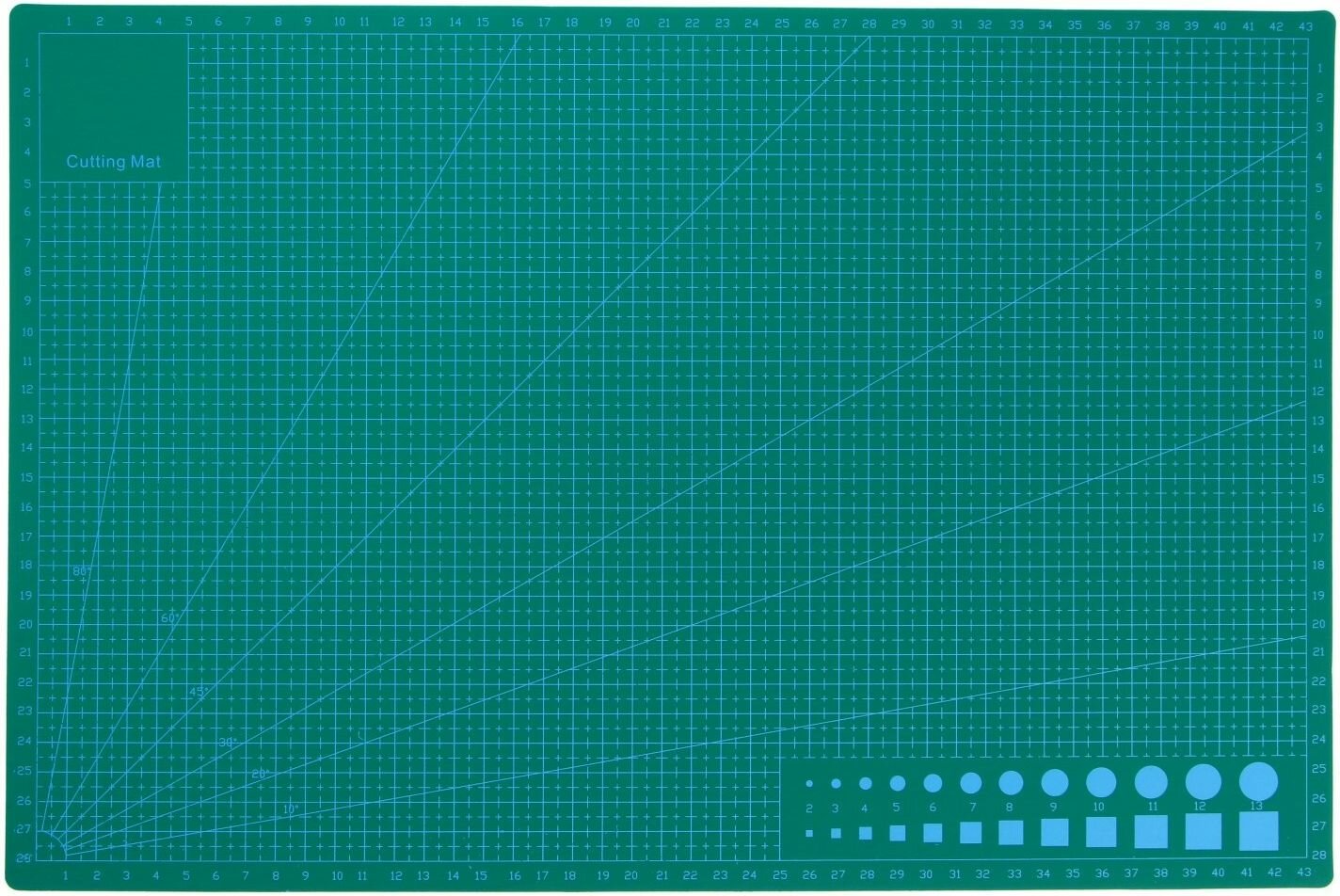 Коврик настольный для рукоделия самовосстанавливающийся, двусторонний, размер 28х43 см