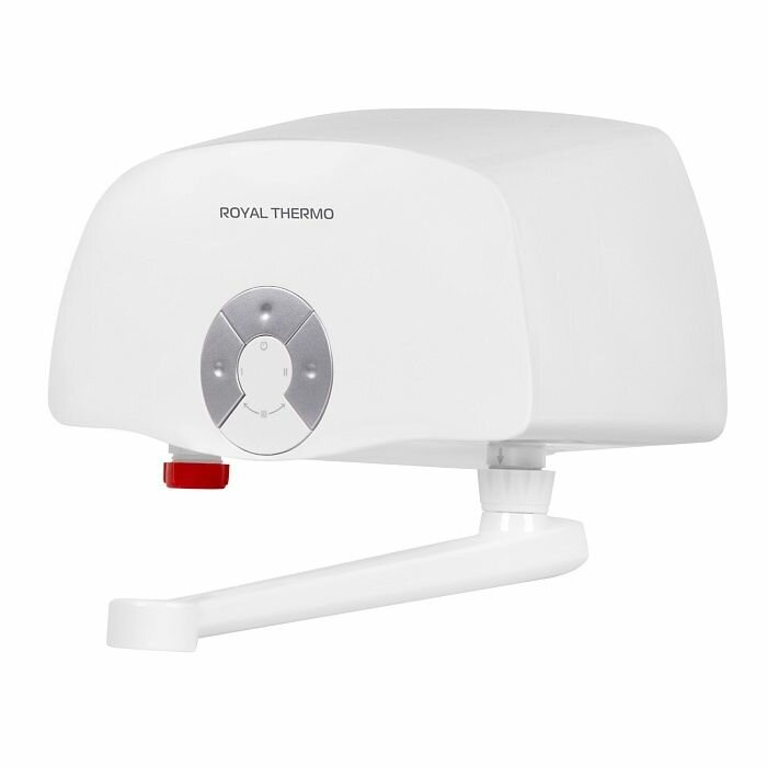 Водонагреватель проточный Royal Thermo Smartfix T (3.5 kW) - кран, белый