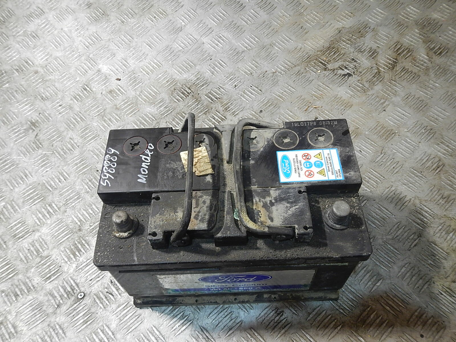 Б/У Аккумулятор, Ford (Форд)-MONDEO (07-14) FORD MONDEO (07-14) Сломано крепление ручки. 598889 FORD арт. 9M5T10655BA