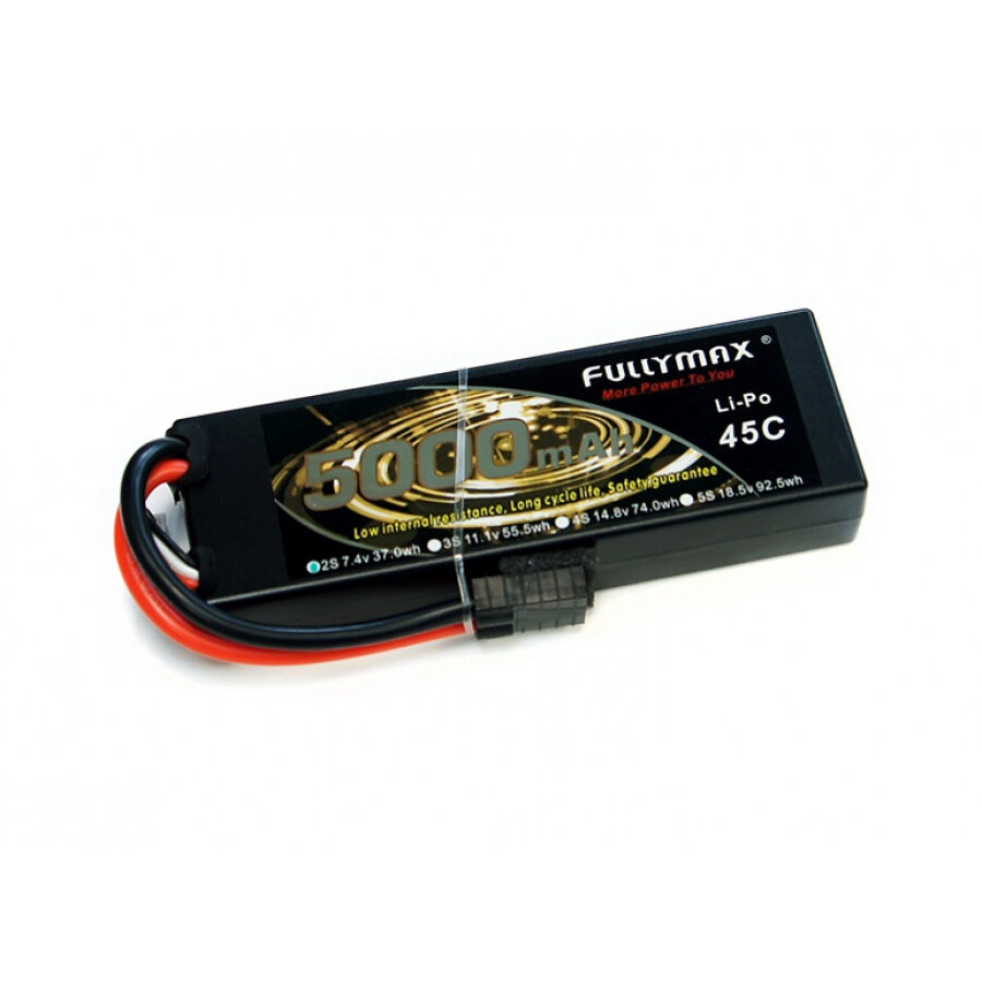 Аккумулятор LiPo Fullymax 7.4V 5000мАч 45C (в корпусе)