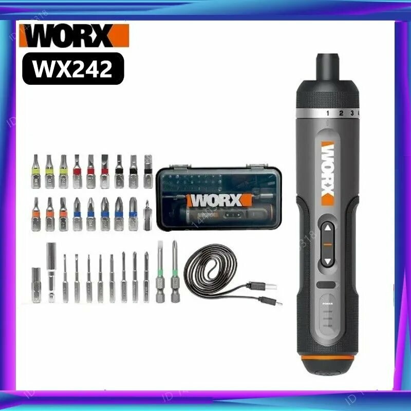 Аккумуляторный шуруповерт WX242 - компактный и многофункциональный электроинструмент