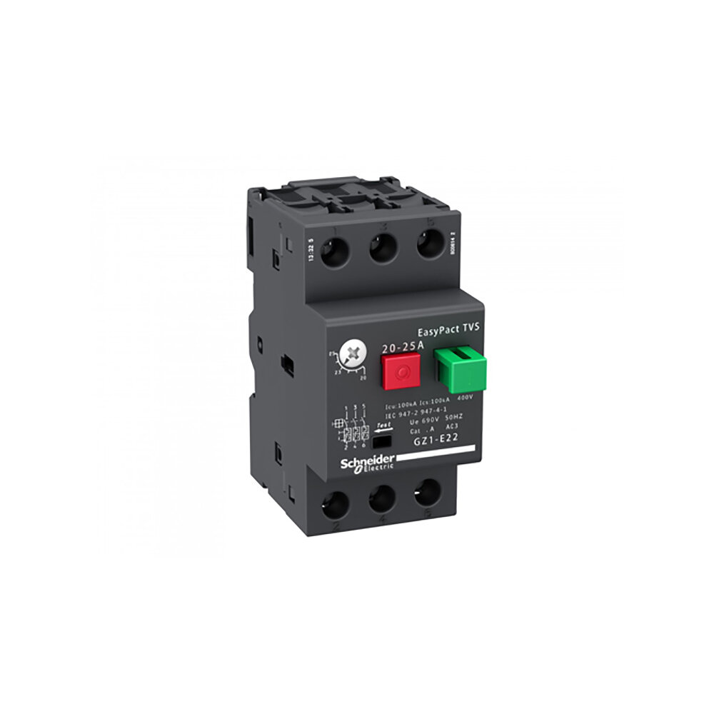 Schneider Electric EasyPact TVS GZ1E Автоматический выключатель 20-25A, GZ1E22