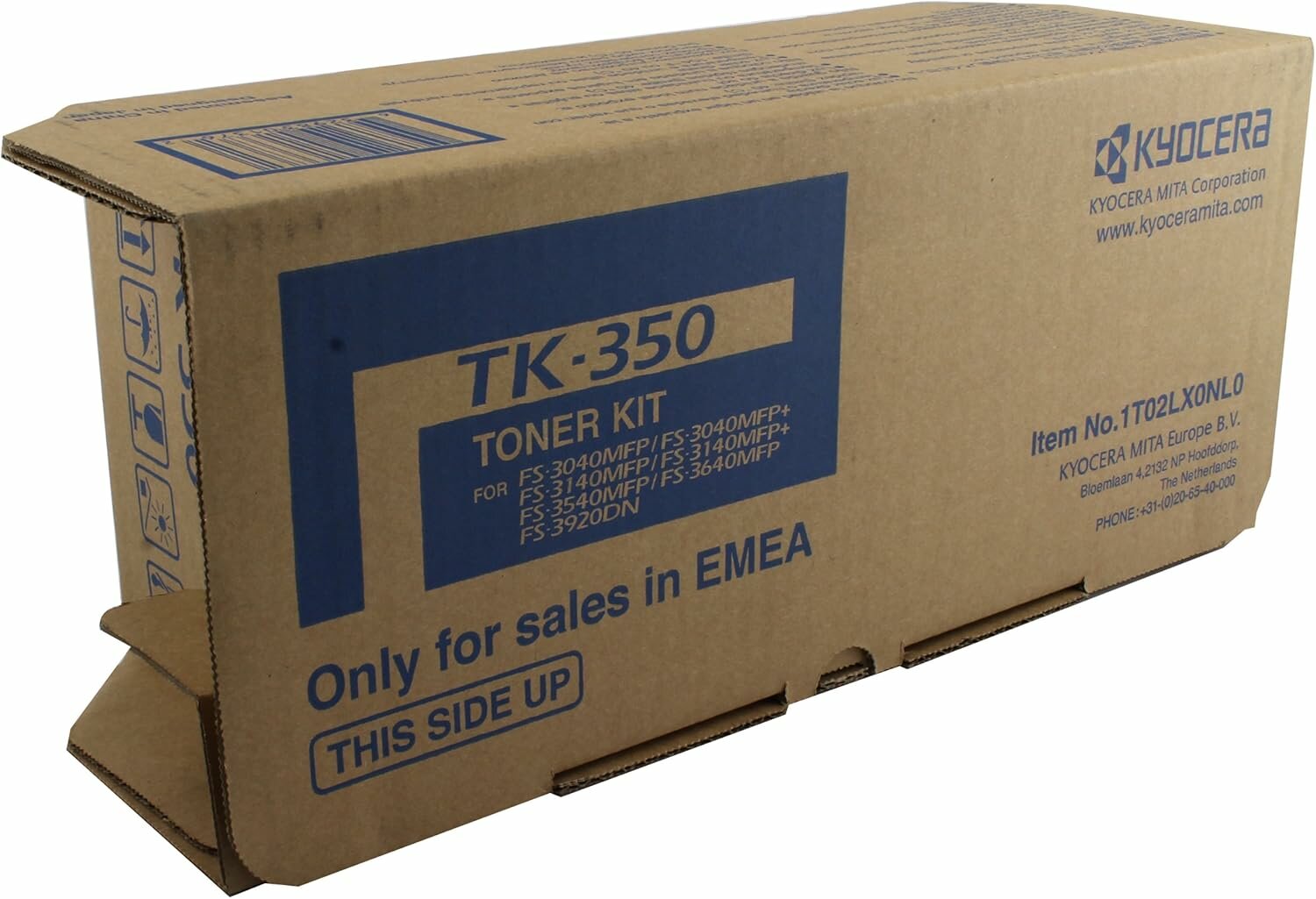 Картридж KYOCERA TK-350(B) (1T02LX0NL0) черный для Kyocera FS-3040MFP/ FS-3140MFP/ FS-3540MFP, 15000 стр, оригинальный