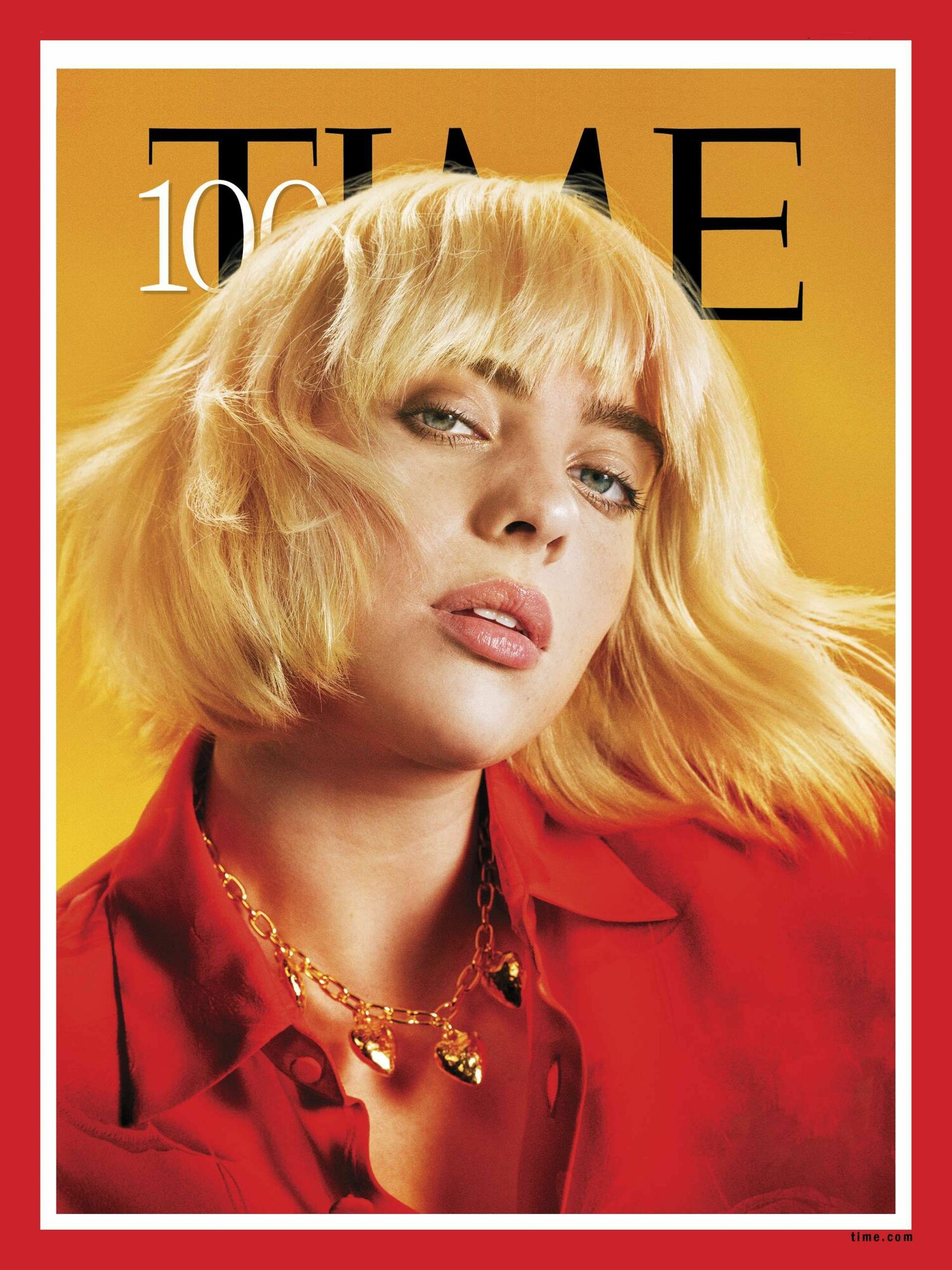 Постер (плакат на стену) по обложке TIME - Billie Eilish - 40 на 60 см. от Poster4me