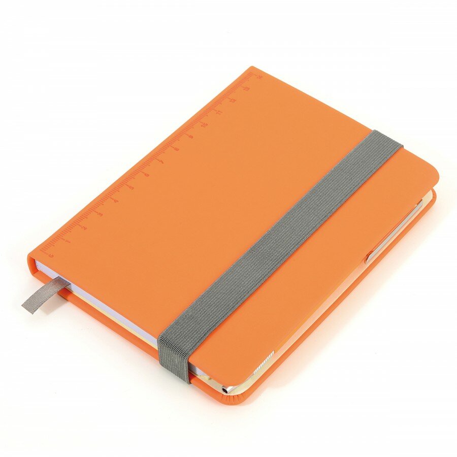 Блокнот с шариковой ручкой TROIKA 150 х 110 х 17 мм оранжевый TROIKA Germany GmbH NPP28/NO