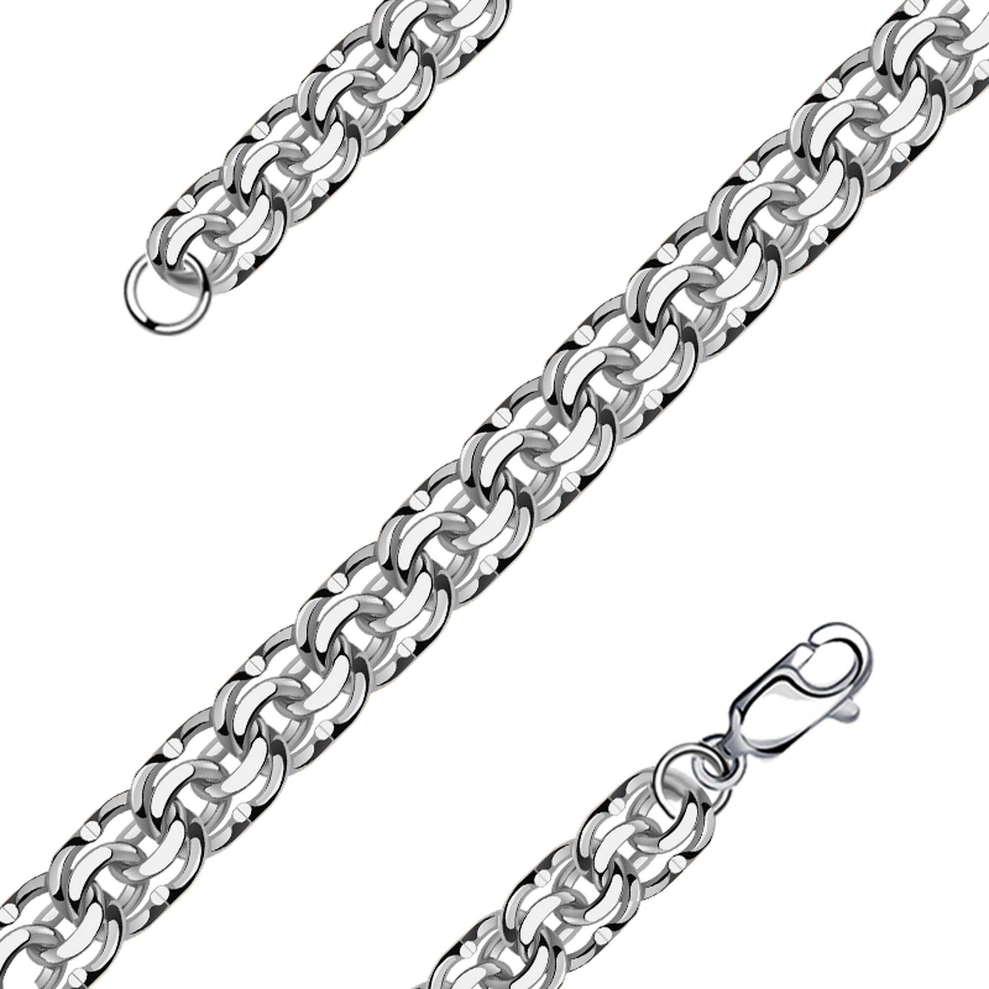 Браслет, серебро, 925 проба, родирование