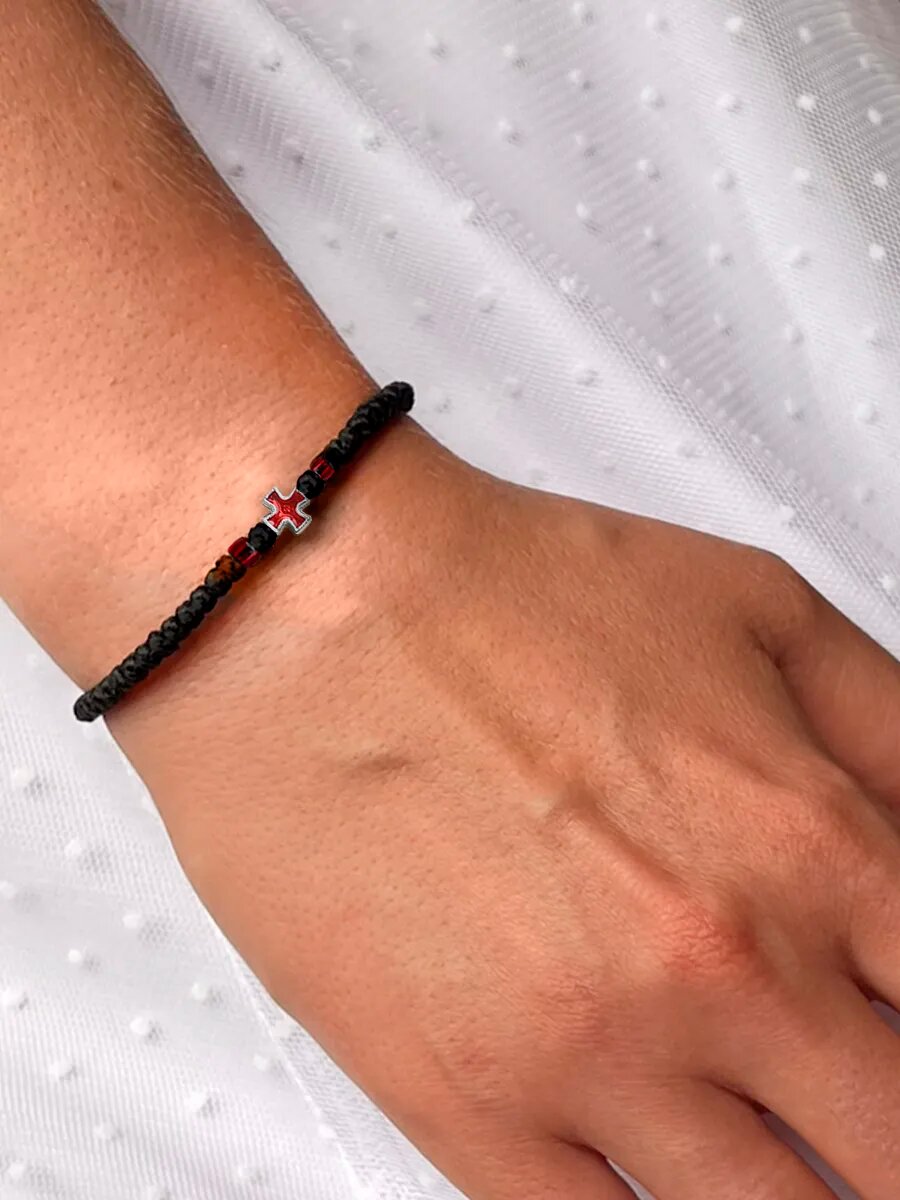 Браслет-нить GORIT_SVECHA, бисер