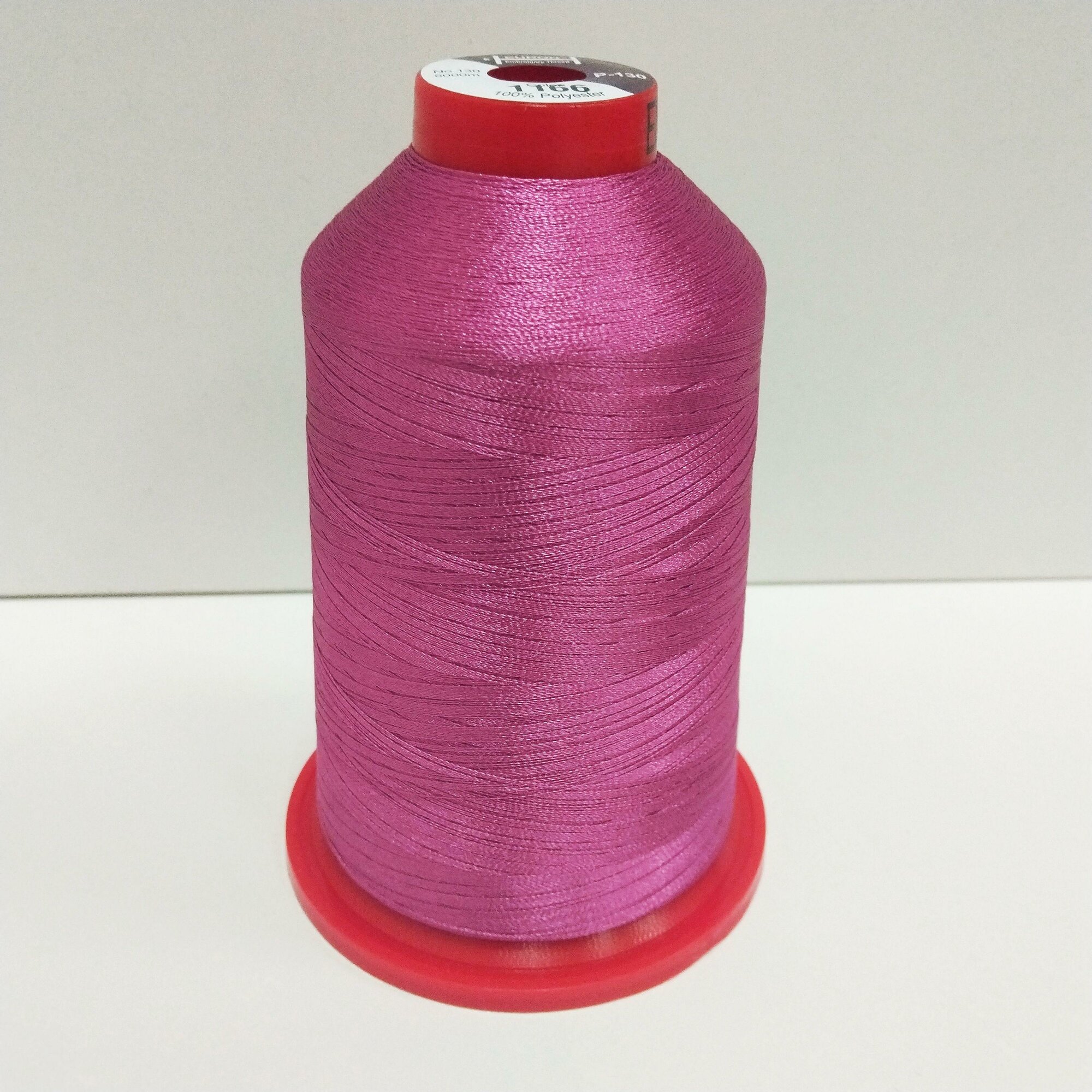 Нитки вышивальные Euron Р-130 №130 5000м, полиэстер, Цвет-1166 малиновый