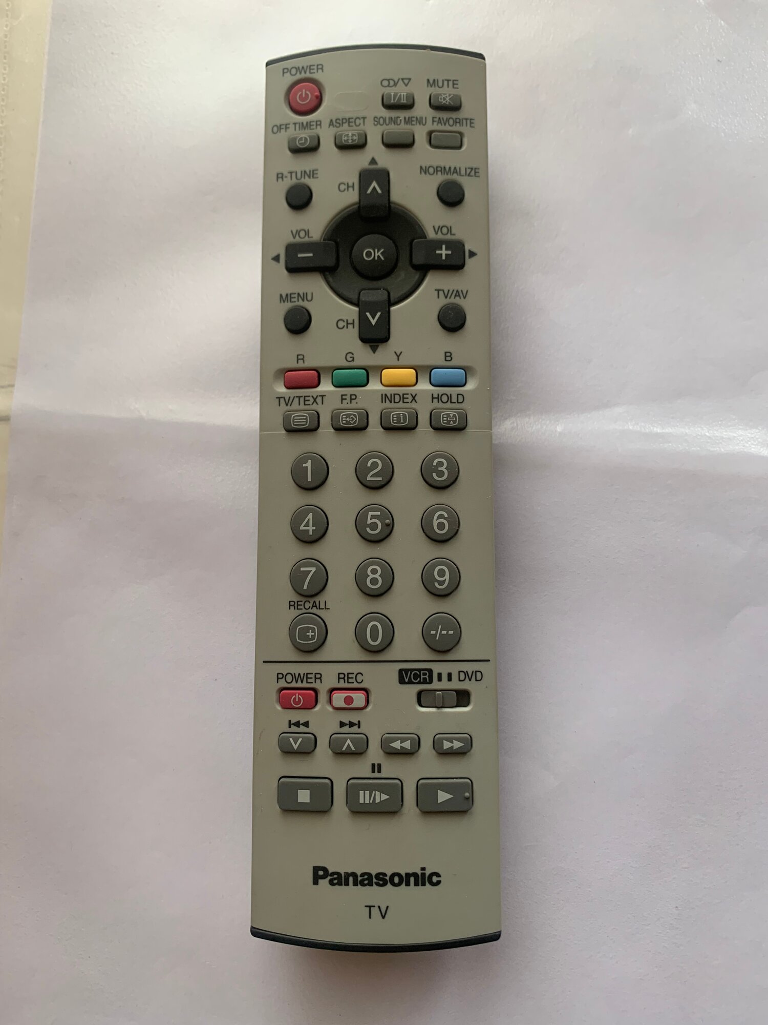 Пульт Panasonic EUR511300, для старых моделей Panasonic, оригинальный