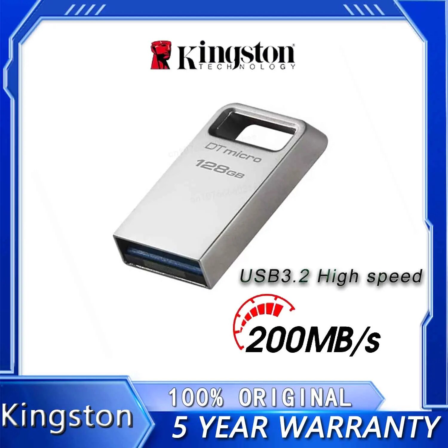 Kingston DataTraveler DTMC3G2 флэшка 64/128/256 ГБ 64 ГБ