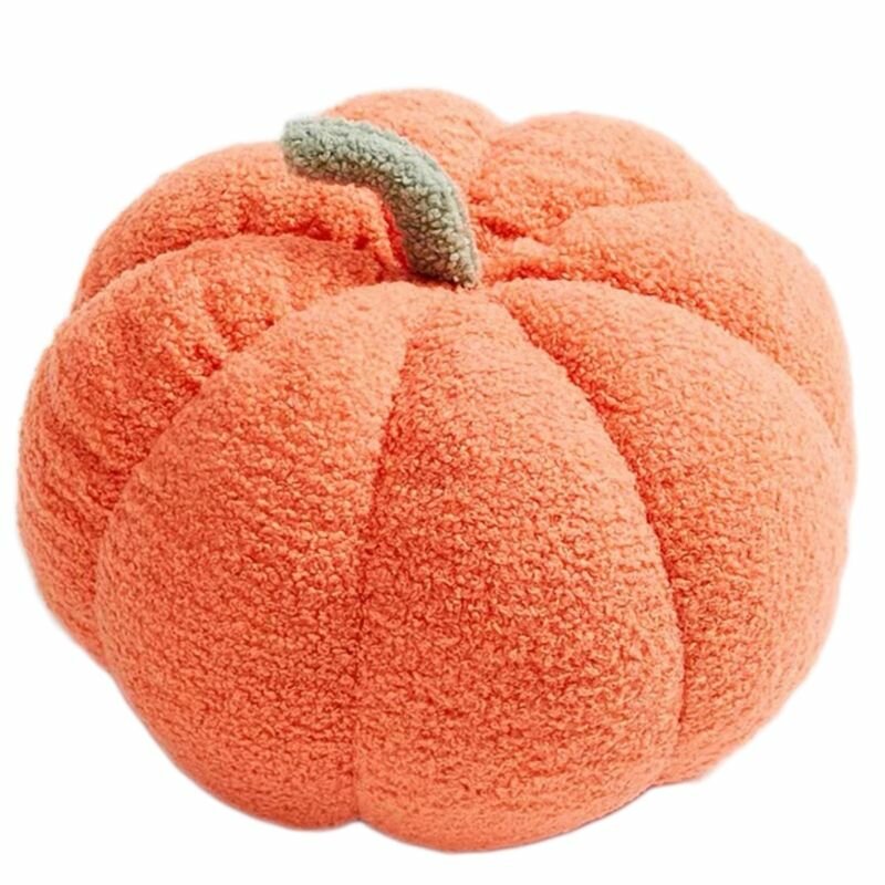 Забавная Подушка Из Тыквы На Хэллоуин-Оранжевая-Маленькая