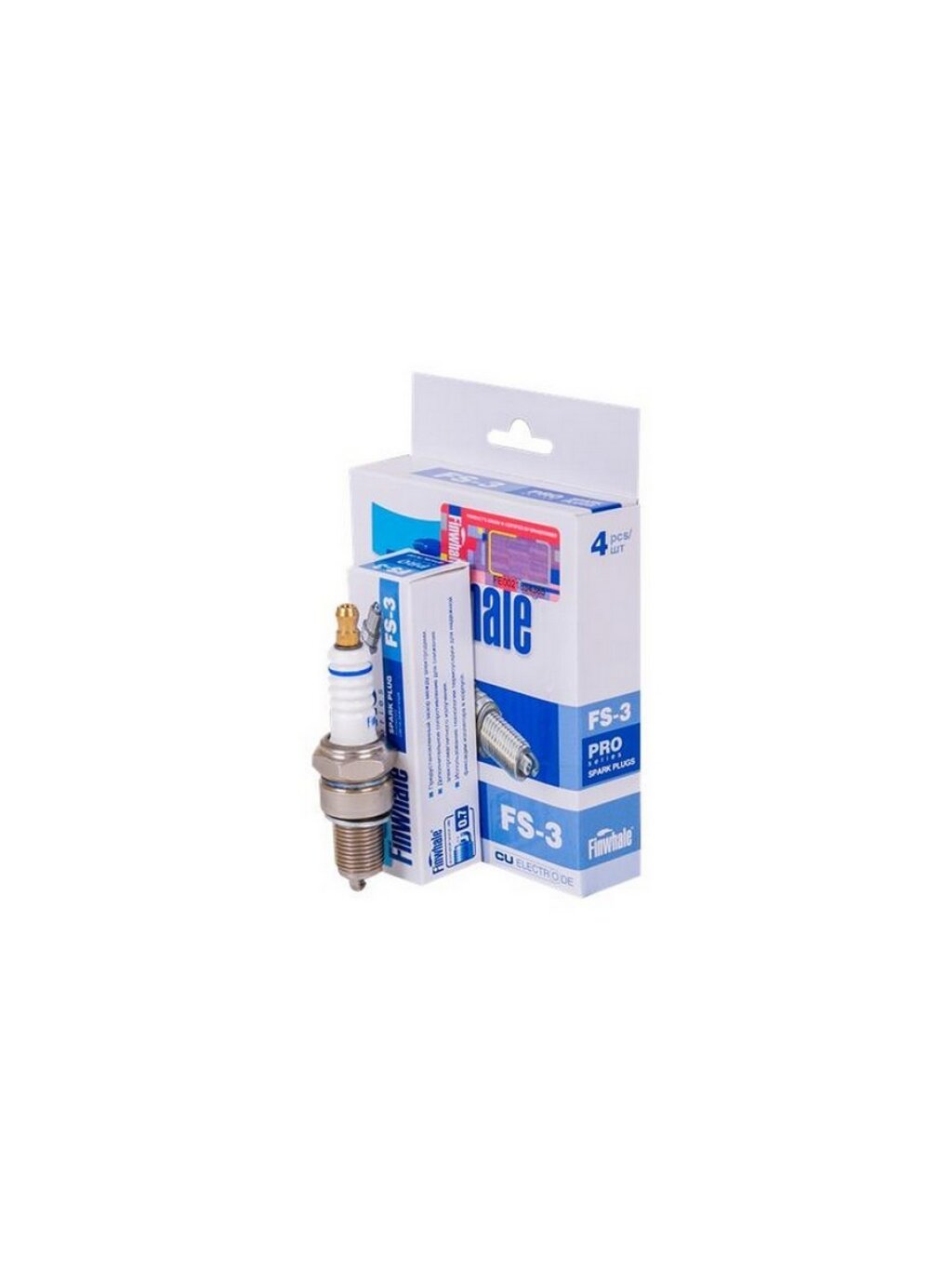 Свеча "FINWHALE" FS-3 707 для а/м ГАЗ-406 (газ)