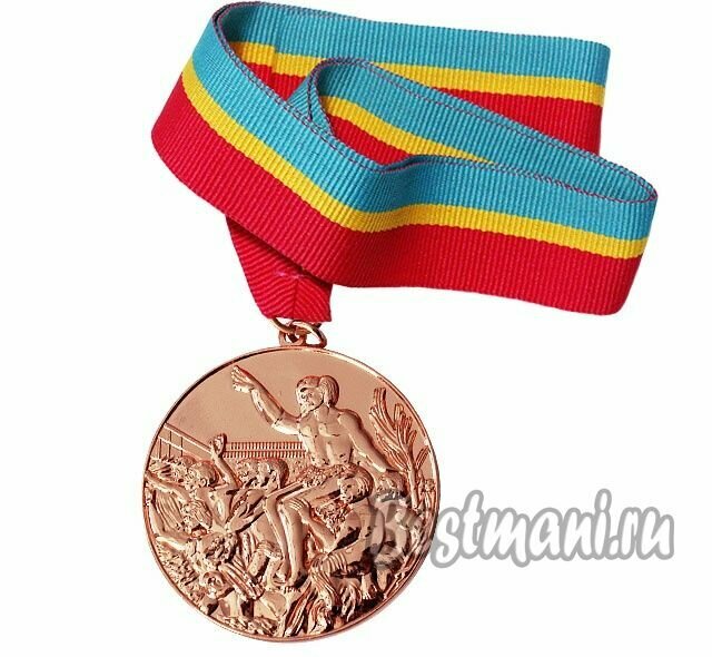 Бронзовая медаль XXIII Олимпийских Игр в Лос-Анджелесе 1984 года сувенирная копия, ордена медали и награды