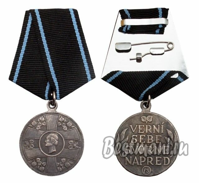 Медаль Ордена Словацкого креста, серебро реплика сувенирная копия, ордена медали и награды