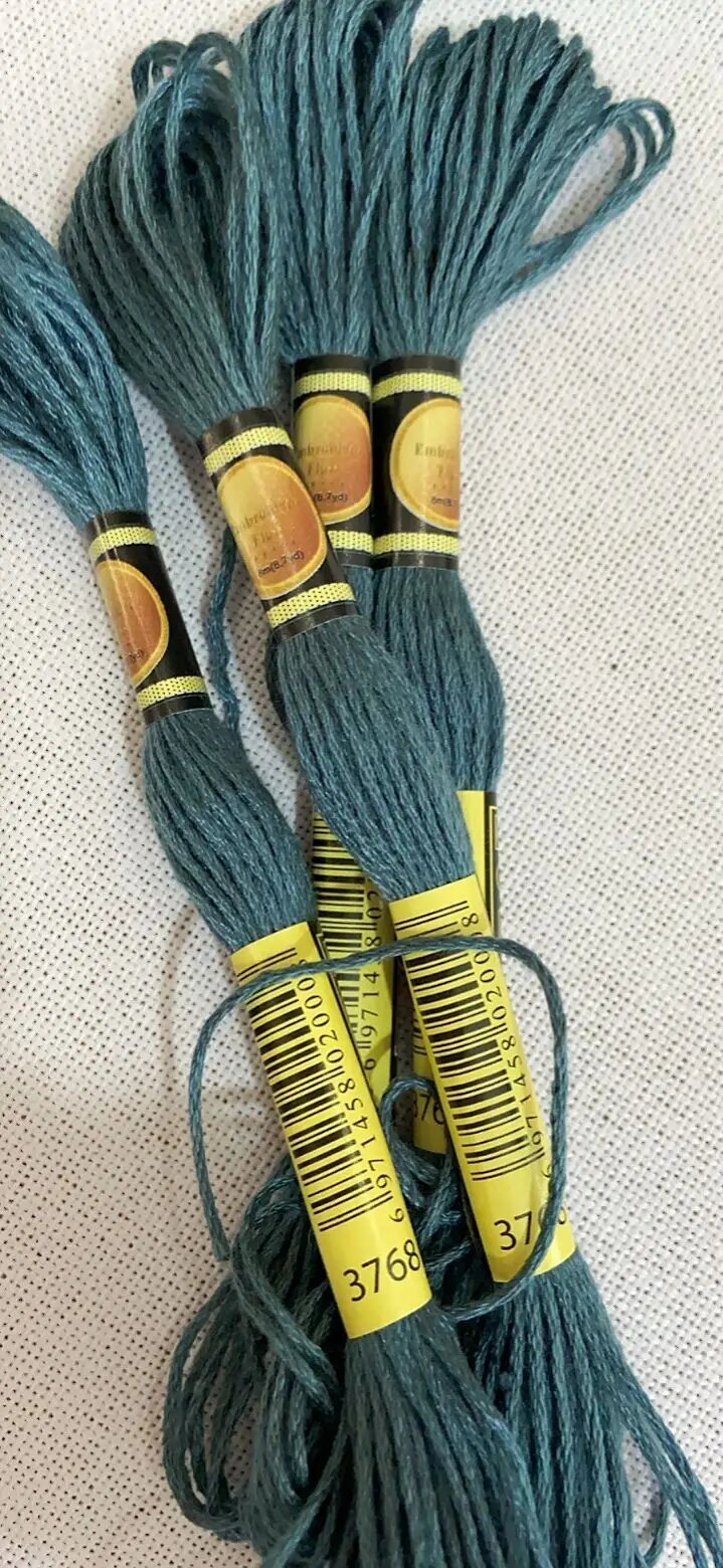 Набор ниток для вышивки DMC 3371 Желтый, 3768