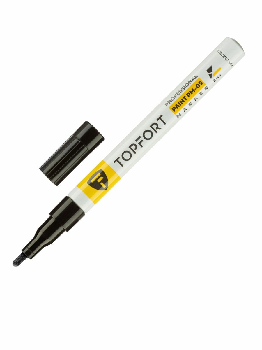 TOPFORT Маркер лаковый Paint 2 мм, черный