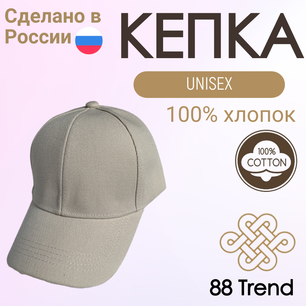 Бейсболка Базовая коллекция для мужчин и женщин