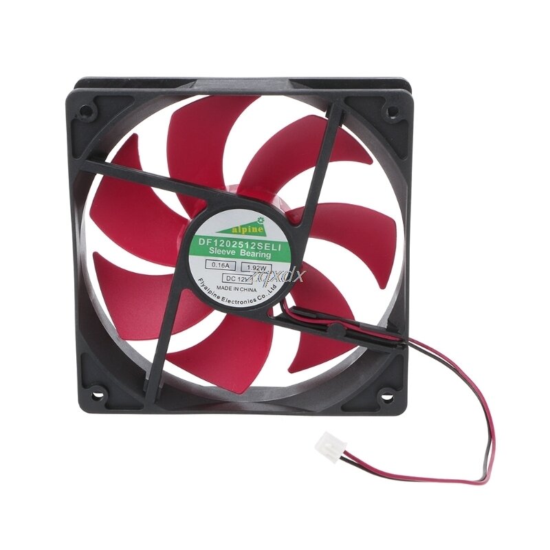 12025 120mm DC12V 0.2A 2 Pin Connector Вентилятор охлаждения for Computer Box CPU Cooler Radiator Z09 Drop ship