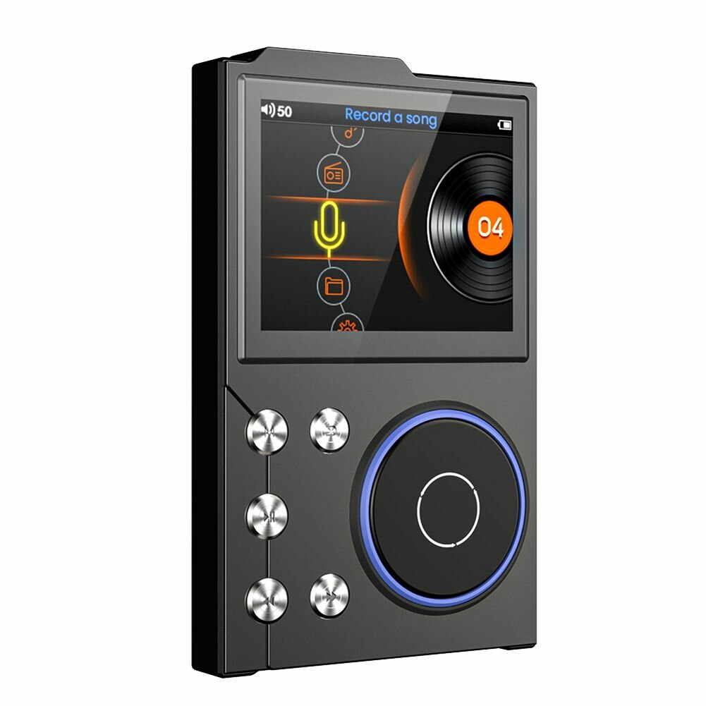 HIFI-проигрыватель T10 чёрный, аналоговый выход 3.5 мм и линейный выход