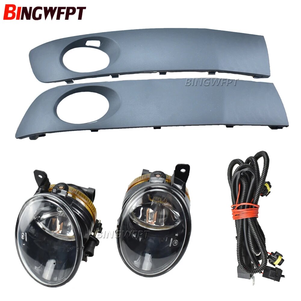 1 комплект для VW Transporter Multivan Caravelle T5 T6 2010 2011 2012 2013 2014 2015 автомобильная передняя галогенная противотуманная фара с рамкой
