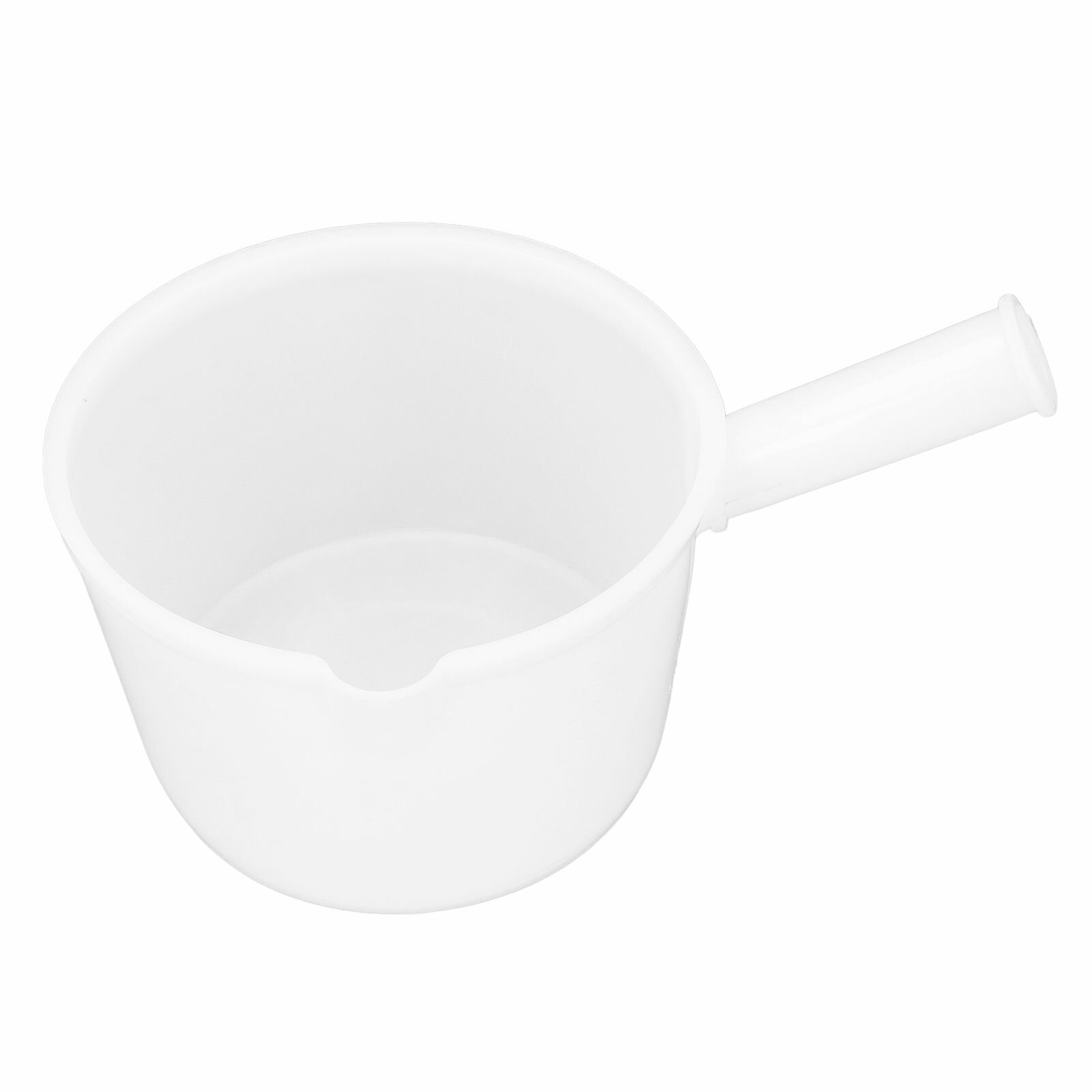 Ковш для воды с пластиковой ручкой, белый