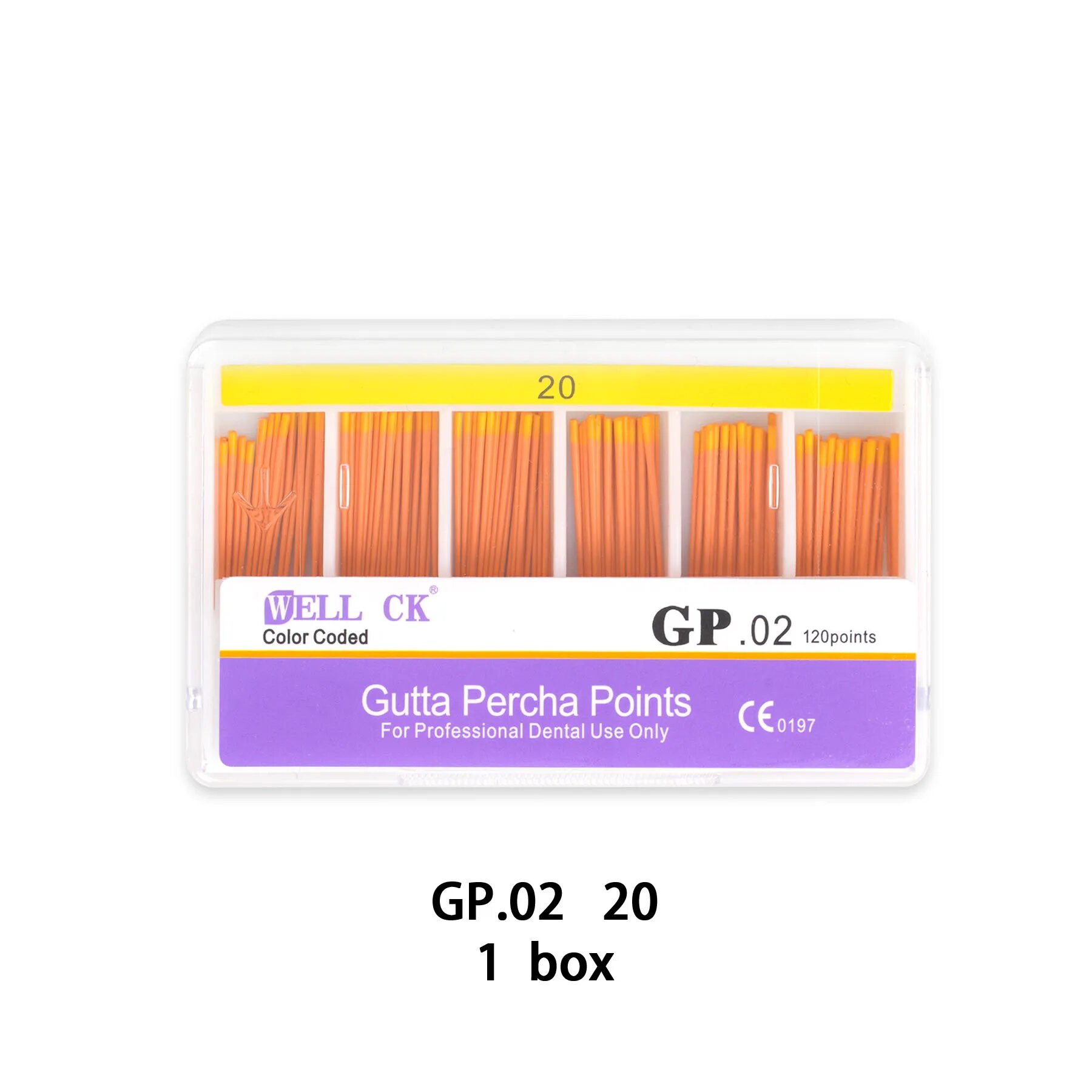 Gutta Percha Points GP.02, 20 шт.