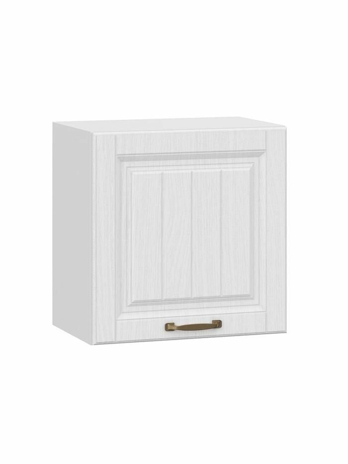 Кухонный модуль навесной, шкаф Флоренс, 45х29.6х45.6 см, Белый / Белый текстурный