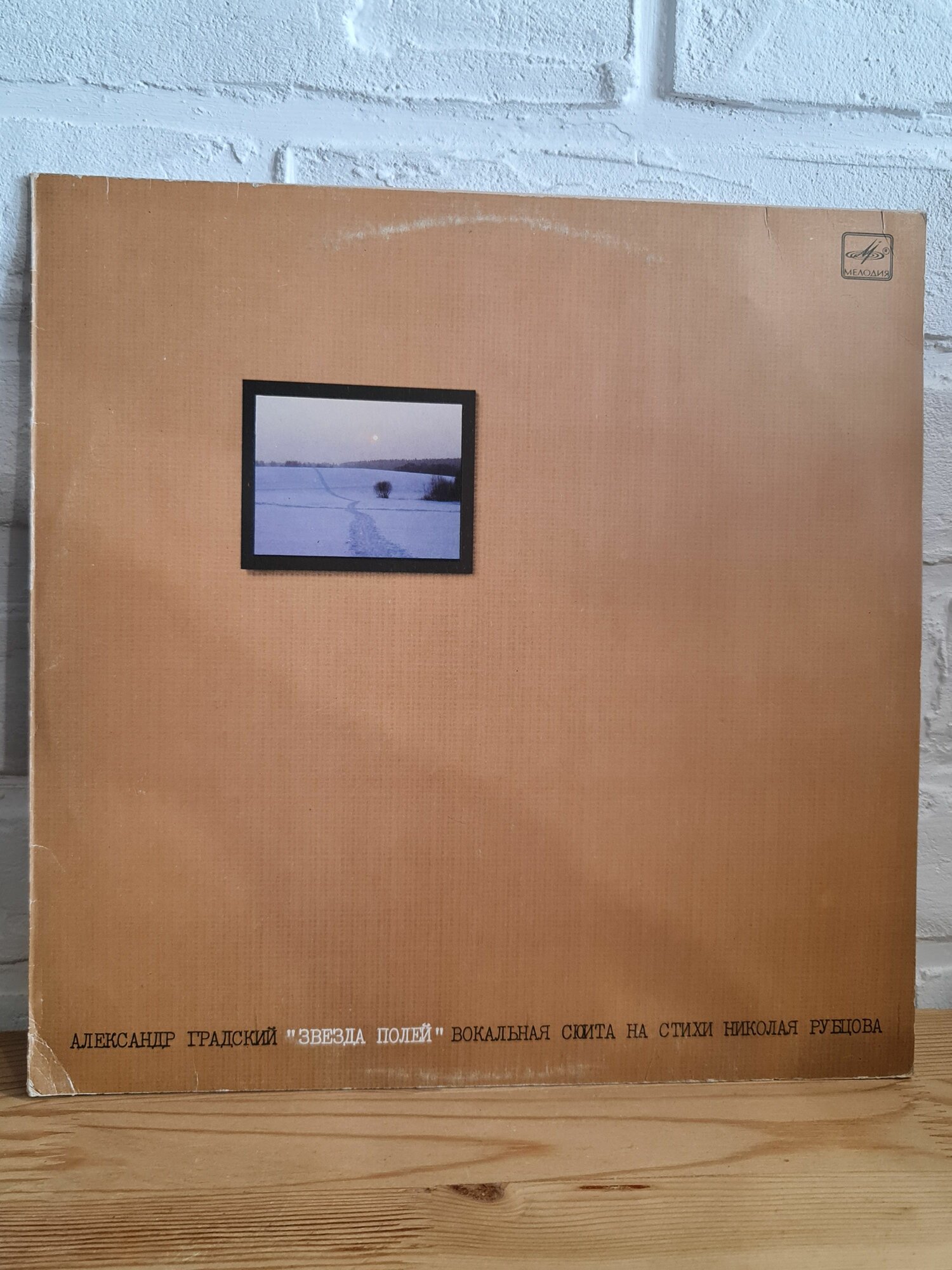 LP 12" Александр Градский "Звезда полей", вокальная сюита на стихи Николая Рубцова, 1986 г. виниловая винтажная пластинка