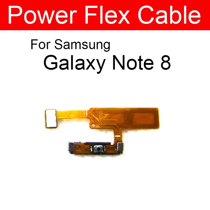 Гибкий кабель питания и громкости для Samsung Galaxy Note 8 Note8 N950F N950 кнопка регулировки громкости гибкий кабель