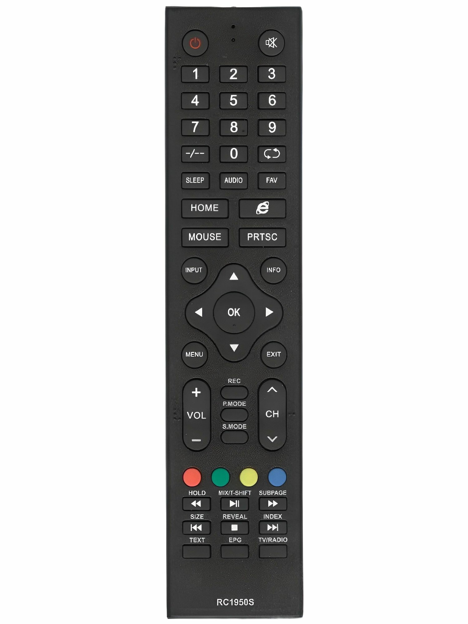 Пульт RC1950S для телевизора Skyline, Goldstar, Telefunken, Soundmax, BQ, Supra, HI