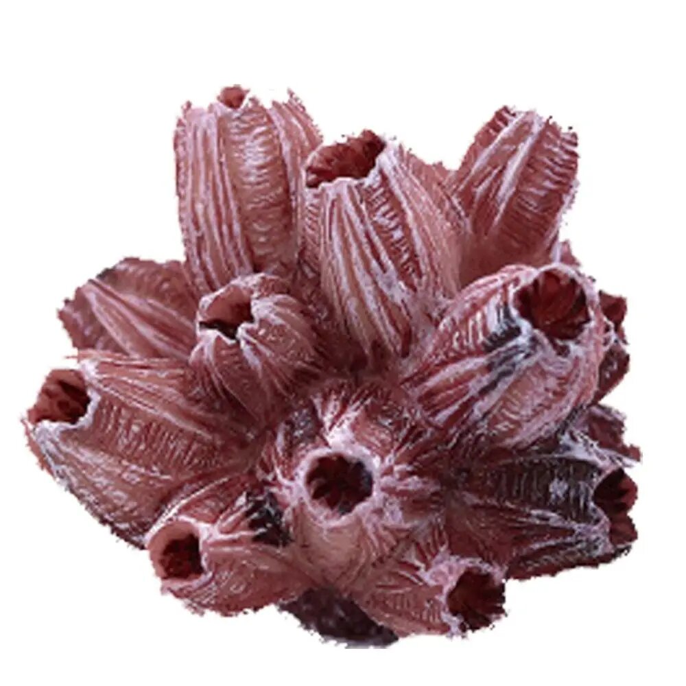 WEEDDIE Искусственный коралловый риф для аквариума Бордовый, G